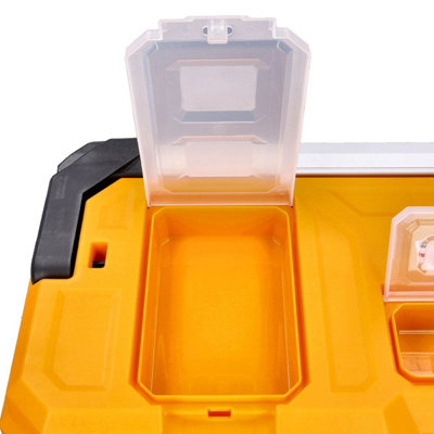 TOUGH MASTER Tool Box Toolbox 26" plastic lockable with tool tote tray