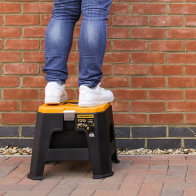 TOUGH MASTER UPT-5047 Tool Storage Stool Tool Box with Removable Tray ...