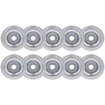 TOUGH MASTER Wood Carving Disc 100mm 4" Inch Pack of 10 Wood Angle ...