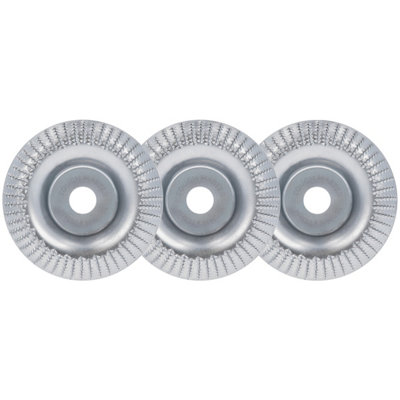 TOUGH MASTER Wood Carving Disc 100mm 4" Inch Pack of 3 Wood Angle ...