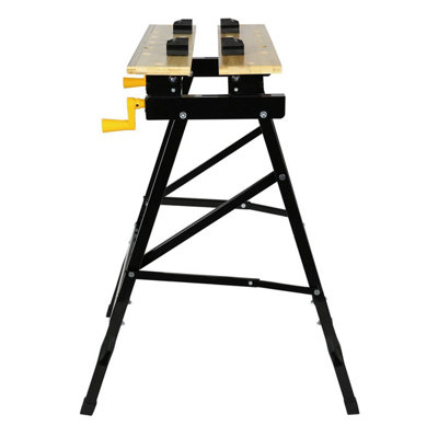 TOUGH MASTER Workbench Work Table Portable Folding Heavy Duty with 4 ...