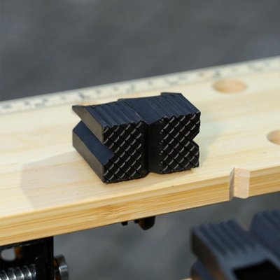 TOUGH MASTER Workbench Work Table Portable Folding Heavy Duty with 4 ...