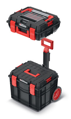 Tough Modular System Mobile Workshop Tool Storage Box Wheels Platform ...