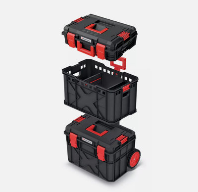 Tough Modular System Mobile Workshop Tool Storage Box Wheels Platform Kistenberg