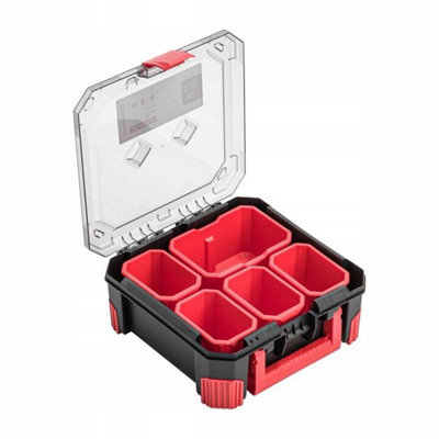 Tough Organiser STORAGE CASE Parts Carry Tool Box Screws Craft Mobil ...