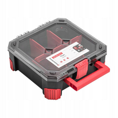 Tough Organiser STORAGE CASE Parts Carry Tool Box Screws Craft Mobil ...