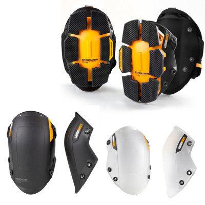Toughbuilt GelFit SnapShells Knee Pads Full Set Rocker Non Marring ...