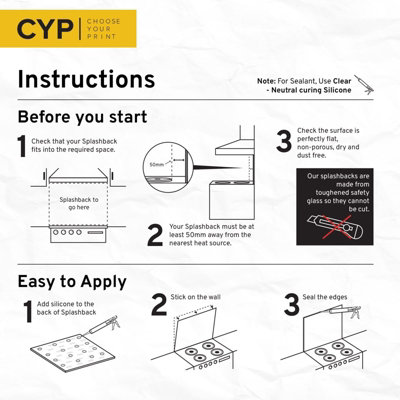 Toughened 6mm Glass Kitchen Splashback 60 x 60cm Dark Blue Gold Marble ...