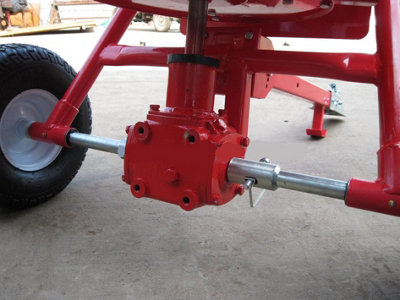 Tow Behind Fertiliser Seed Spreader 350lb 190L (Salt Grit Sand 50MM ...