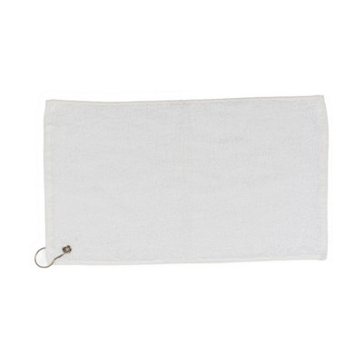 Towel City Luxury Golf Towel White (One Size)