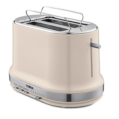 Tower Belle 800W 2 Slice Beige Toaster | DIY at B&Q