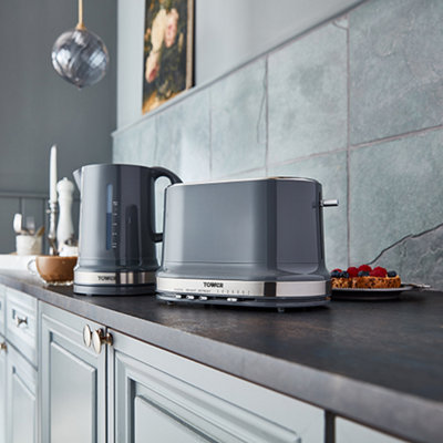 Tower Belle 800W 2 slice Graphite Toaster