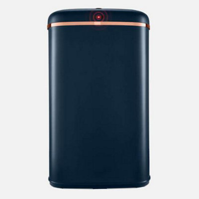 Tower Cavaletto 58L Sensor Bin - Midnight Blue & Rose Gold