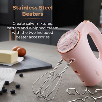 Tower Cavaletto Hand Mixer Pink