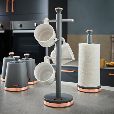 Tower Cavaletto Mug Tree Matte Grey