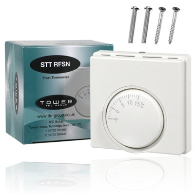 Tower Frost Protection Thermostat Combi Boiler Heating Control Dial ...