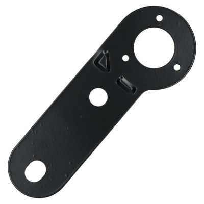 Towing Electrics Socket Tow Ball / Bar Mounting Plate Caravan Trailer ...