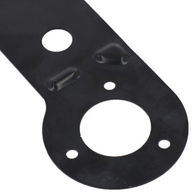 Towing Electrics Socket Tow Ball / Bar Mounting Plate Caravan Trailer ...