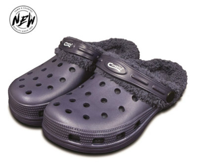 Town & Country Blue Fleecy Kids Clogs/Cloggies,Flexible and Ultra ...