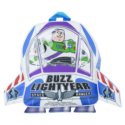 Toy Story Childrens/Kids 3D Buzz Lightyear Backpack Multicoloured (One ...