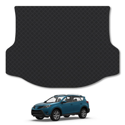 Toyota RAV4 (2013-2018) Rubber Car Boot Liner Mat Tailored Fit Heavy-Duty