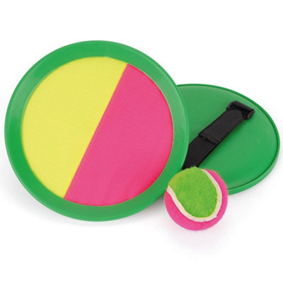 Toyrific Catch Pad & Ball Set Green/Pink/Yellow (One Size)