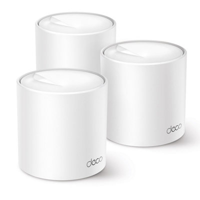 TP-Link AX3000 Whole Home Mesh Wi-Fi 6 System, 3 pack | DIY at B&Q