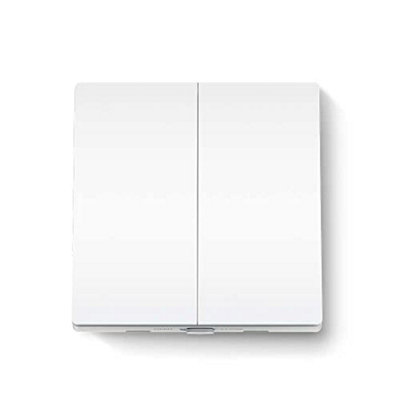 TP-Link Tapo S 220 Smart Light Switch, 2-Gang 1-Way, Remote & Voice ...