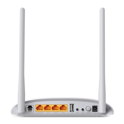 TP-Link TD-W9970 300 Mbps Wireless N USB VDSL/ADSL Modem Router, 4G ...