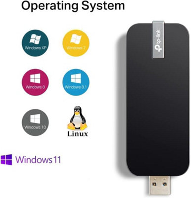 TP-Link Wi-Fi Dongle AC1300 Wireless Dual Band USB Wi-Fi Adapter for PC ...