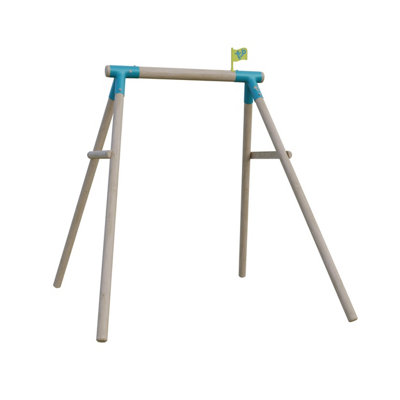 TP Single Compact Roundwood Swing Frame - FSC certified | DIY at B&Q
