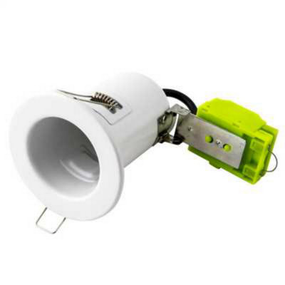 TP24 TP24-2950 'Alaska' L1/GU10 Fixed Fire Rated Downlight Fitting (White)