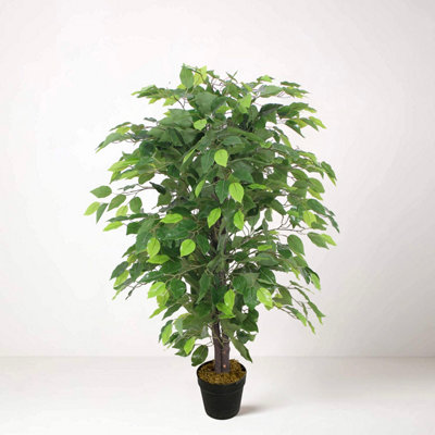 Tradala 3ft Lush Artificial Tree Large Bushy Ficus 90cm / 3ft Tall in ...