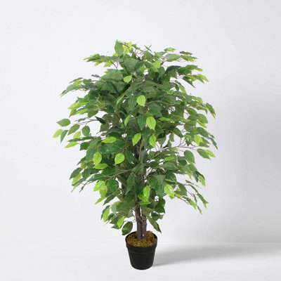 Tradala 3ft Lush Artificial Tree Large Bushy Ficus 90cm / 3ft Tall in ...