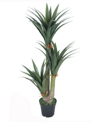 Tradala 5ft Artificial Dragon Tree 155cm Tall Large Fake Plant with ...