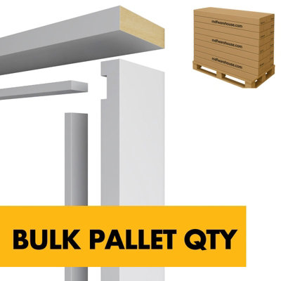 Trade Bulk Pallet Pack - 10 x MDF Door Frame Liner 131mm - Universal ...