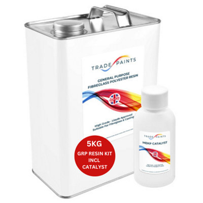 Trade Paints General Purpose GRP Fibreglass Roofing Boat Marine Pond ...