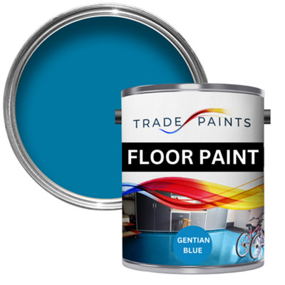 Trade Paints Heavy Duty Floor Paint Blue 5L