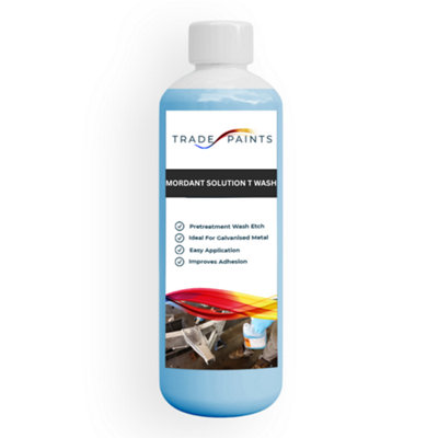 Trade Paints Mordant Solution T Wash - For Galvanised Metal - 1L