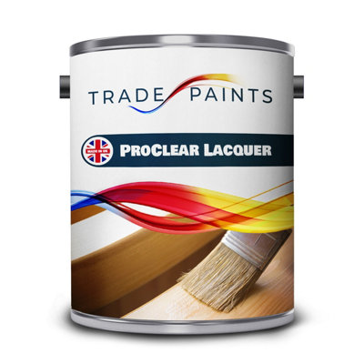 Trade Paints ProClear Gloss Painted Lacquer For Furniture Wood & Misc ...