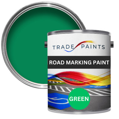 Trade Paints Road Line Marking Paint - Green 5L