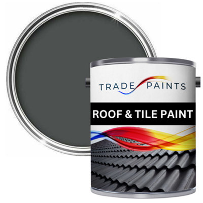 Trade Paints Roof & Tile Paint Dark Grey 5L
