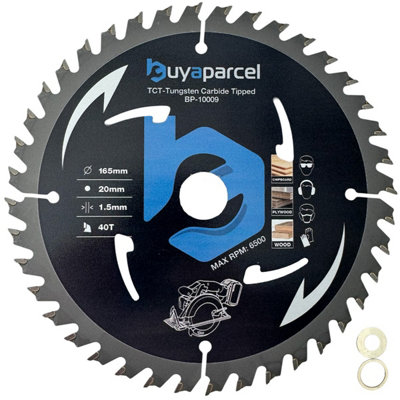 Trade Pro Circular Saw Blade 165 X 20 40 Teeth Fits Dewalt DCS565 DCS391 DCS390