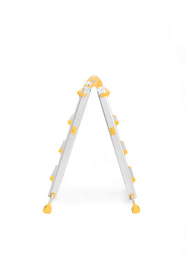 Trade Store 3-in-1 Telescopic Ladder Folding 4x4 Aluminium Ladder