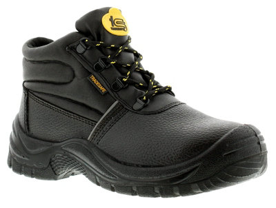 Tradesafe Mens Safety Boots Cuba Hi Lace Up black