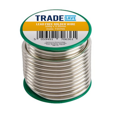 Tradesave Solder Wire Lead Free 500G Reel 99713