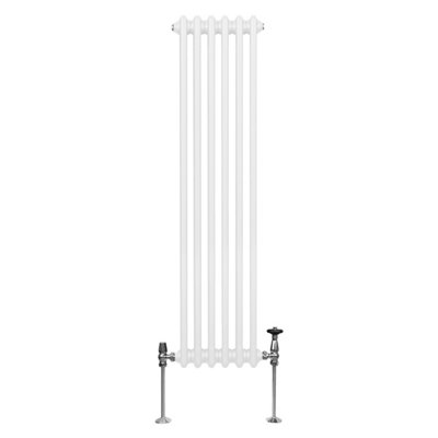 Traditional 3 Column Radiator - 1500 x 292 mm - White | DIY at B&Q