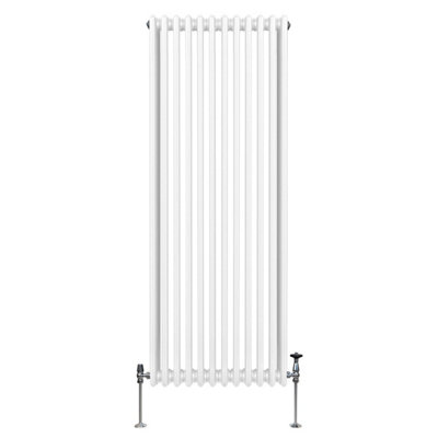 Traditional 3 Column Radiator - 1800 x 562 mm - White