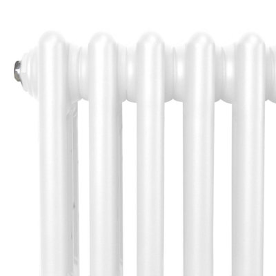 Traditional 3 Column Radiator - 600 x 1462 mm - White | DIY at B&Q