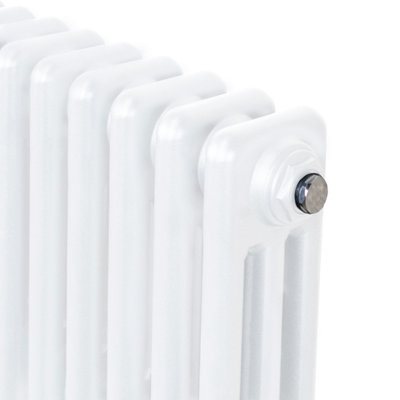 Traditional 3 Column Radiator - 600 x 1462 mm - White